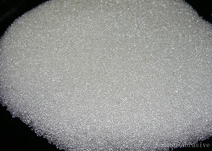 SiO2 Basic Material Reflective Glass Beads For Deburring of and Plastic ...